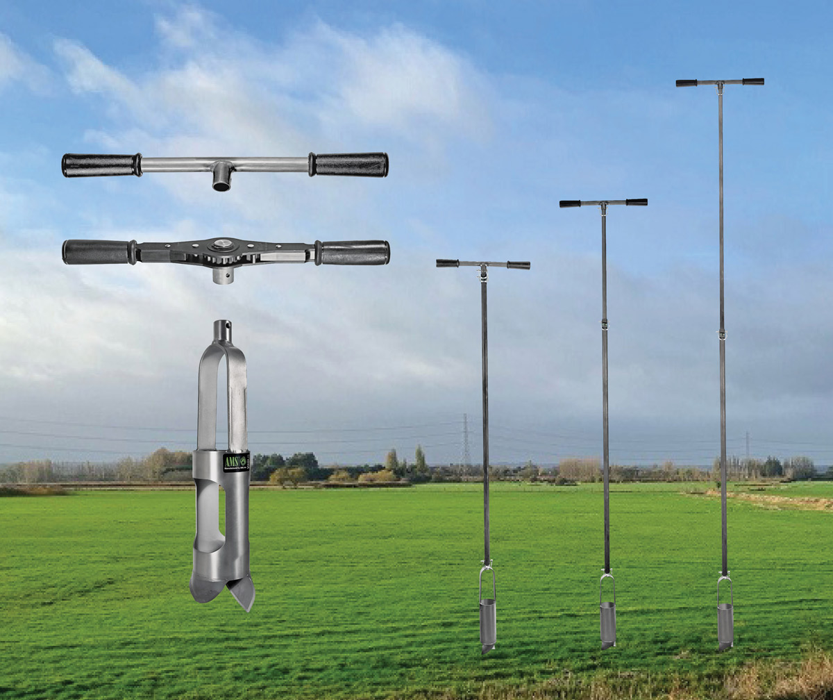 Telescoping Augers extending to 2.4 m