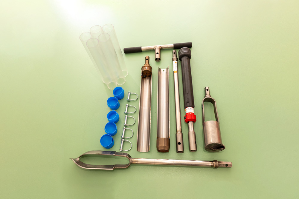 Split Tube Sampler Set | Hand Samplers Capable of Capturing a Core in a ...