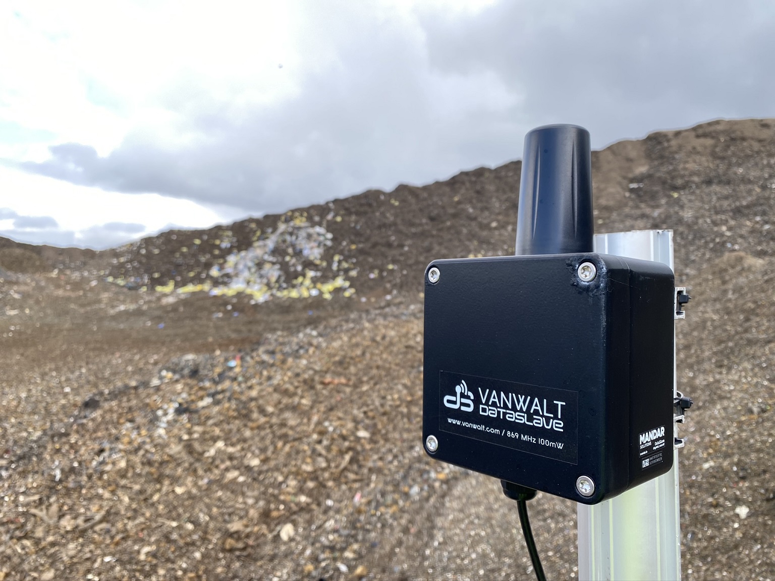 Monitoring leachate levels water level sensors Telemetry System